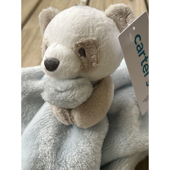 Carter's | Other | Carters Baby Panda Light Blue Plush Lovey Security ...